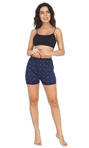 BLAZON Women's Cotton Bloomers (Pack of 3) - Black, Brown, Navy Blue ...